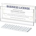 Amazon.com: Business License Frame, 2PCS 4x10 Inch Acrylic Business ...