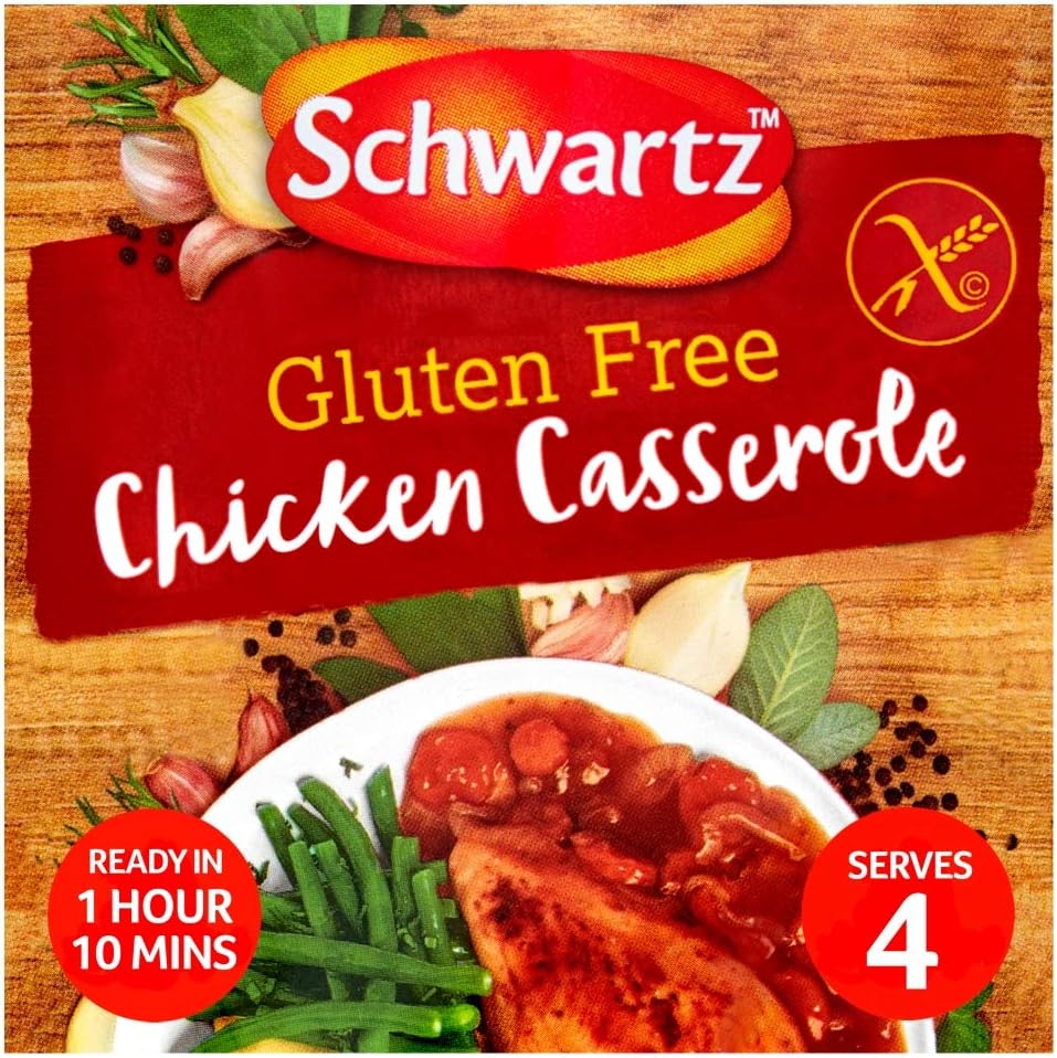 Schwartz Gluten Free Chicken Casserole Recipe Mix, 36g: Amazon.co.uk ...