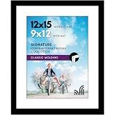 Amazon.com - Americanflat 12x15 Picture Frame with Shatter-Resistant ...