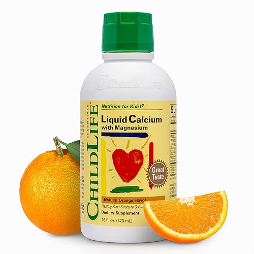CHILDLIFE ESSENTIALS Liquid Calcium Supplement for Kids - Baby Calcium ...