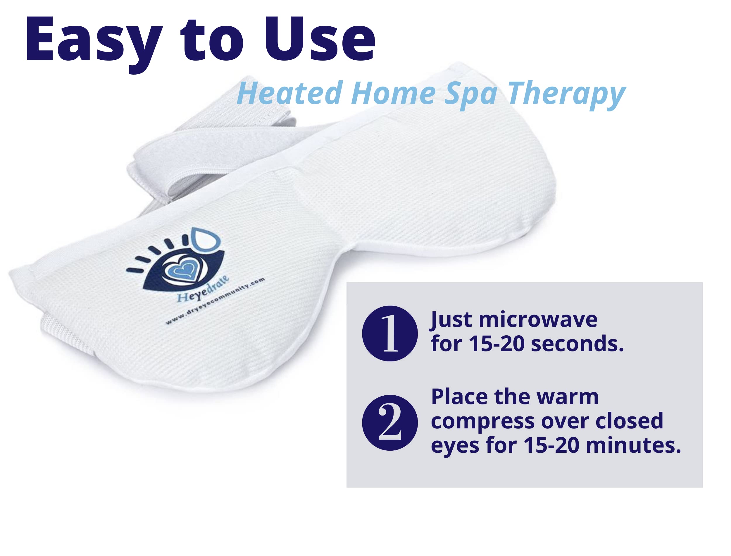 Mua Heated Eye Mask - Soothing Warm Compress for Temporary Relief of ...