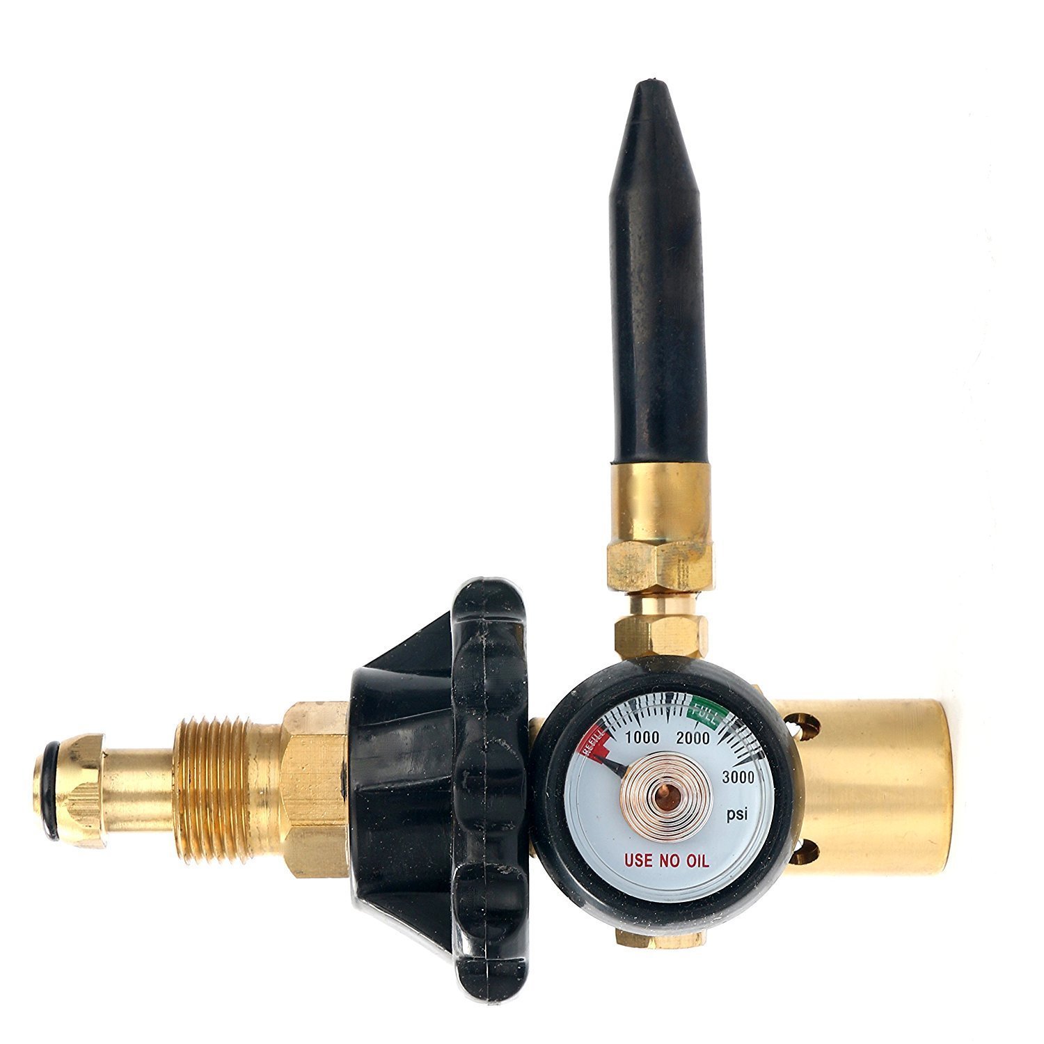 Buy Helium Tank Regulator Filler Valve for Balloons with Gauge Pkg/1 by ...