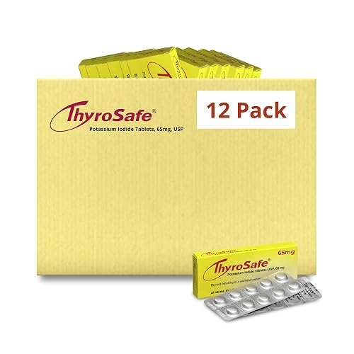 ThyroSafe 65mg Potassium Iodide Tablets (240 Pack) - Protects Your ...