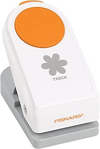 Amazon.com: Fiskars 1.5 Inch Thick Punch, Floral Frenzy