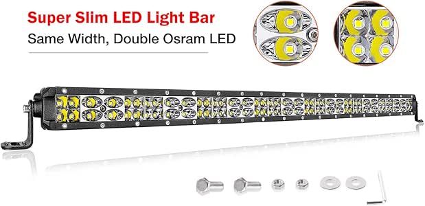 Amazon.com: Slim LED Light Bar, 30 inch AKD Part Super Slim 252W Off ...