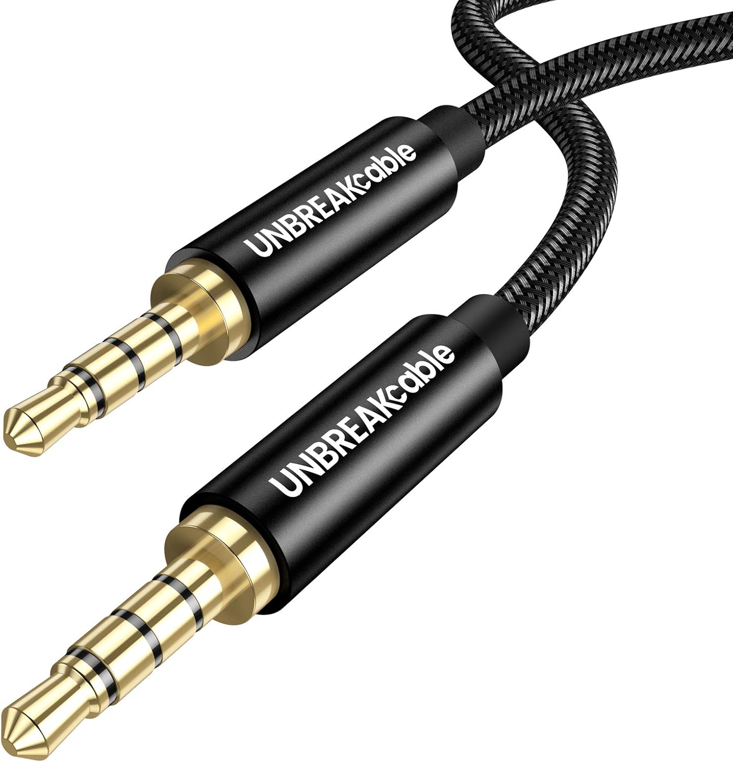 UNBREAKcable AUX Cable 3.5mm, 1.2m - Nylon Braided Aux: Amazon.co.uk ...