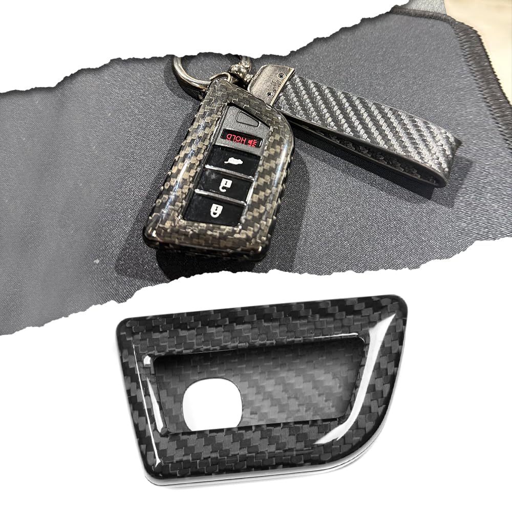 Carbon Fiber Key Fob Cover Case for Acura Integra Type S A-Spec MDX RDX ...