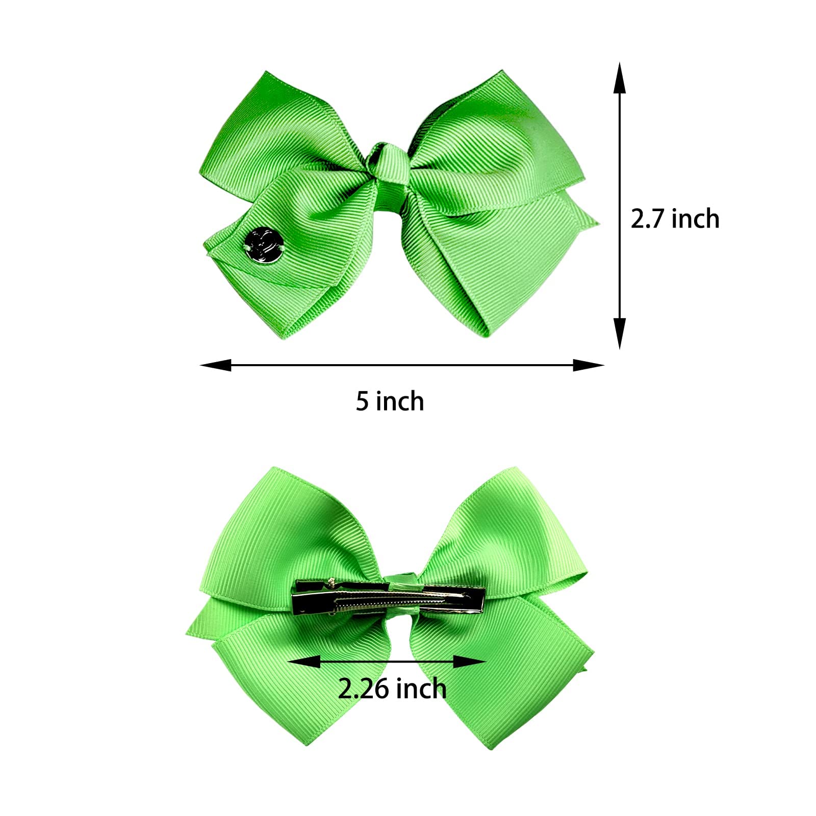 Mua Hair Bows (Bundle Of 12 Bows) 7 Days Of The Week Hair Clips For ...