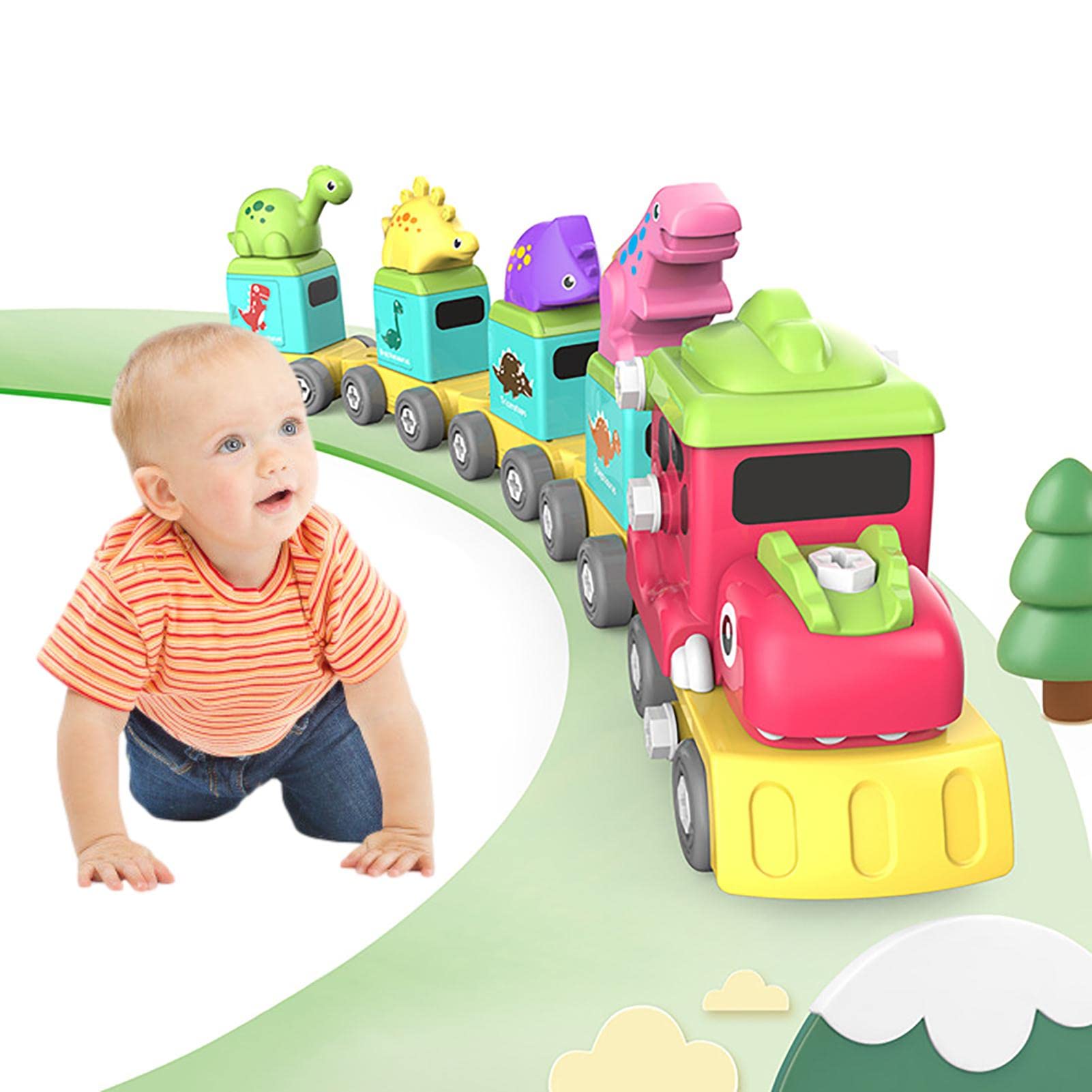 Mua Disassemble Robot Toys - 5 in 1 Dinosaur Train Robot Toys for Kids ...