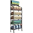 Amazon.com: XNKLMYT 5 Tier Retail Display Rack, Metal Snack Rack with ...