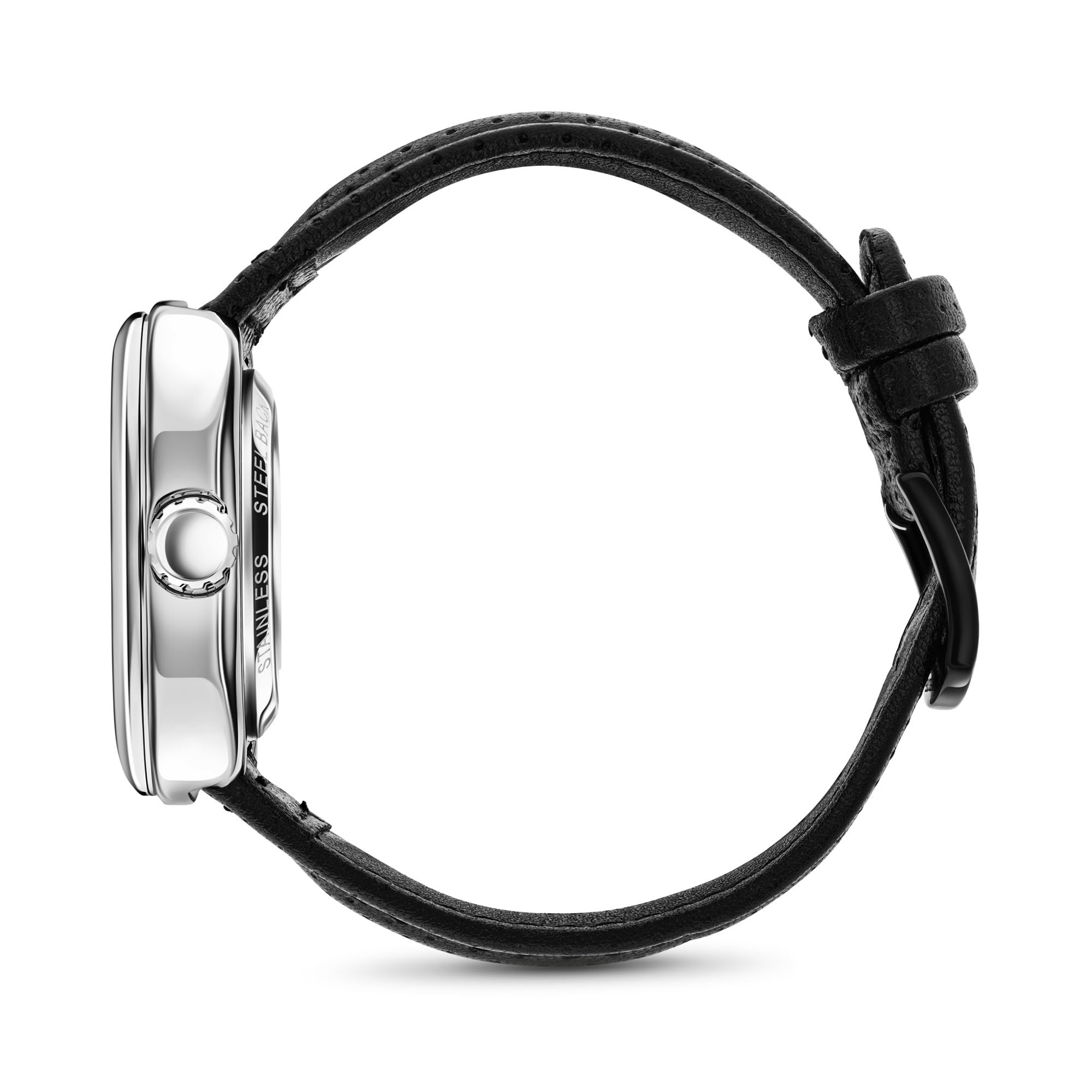 Mua Stauer Square Skeleton Automatic Watch for Men – 44mm Silver ...