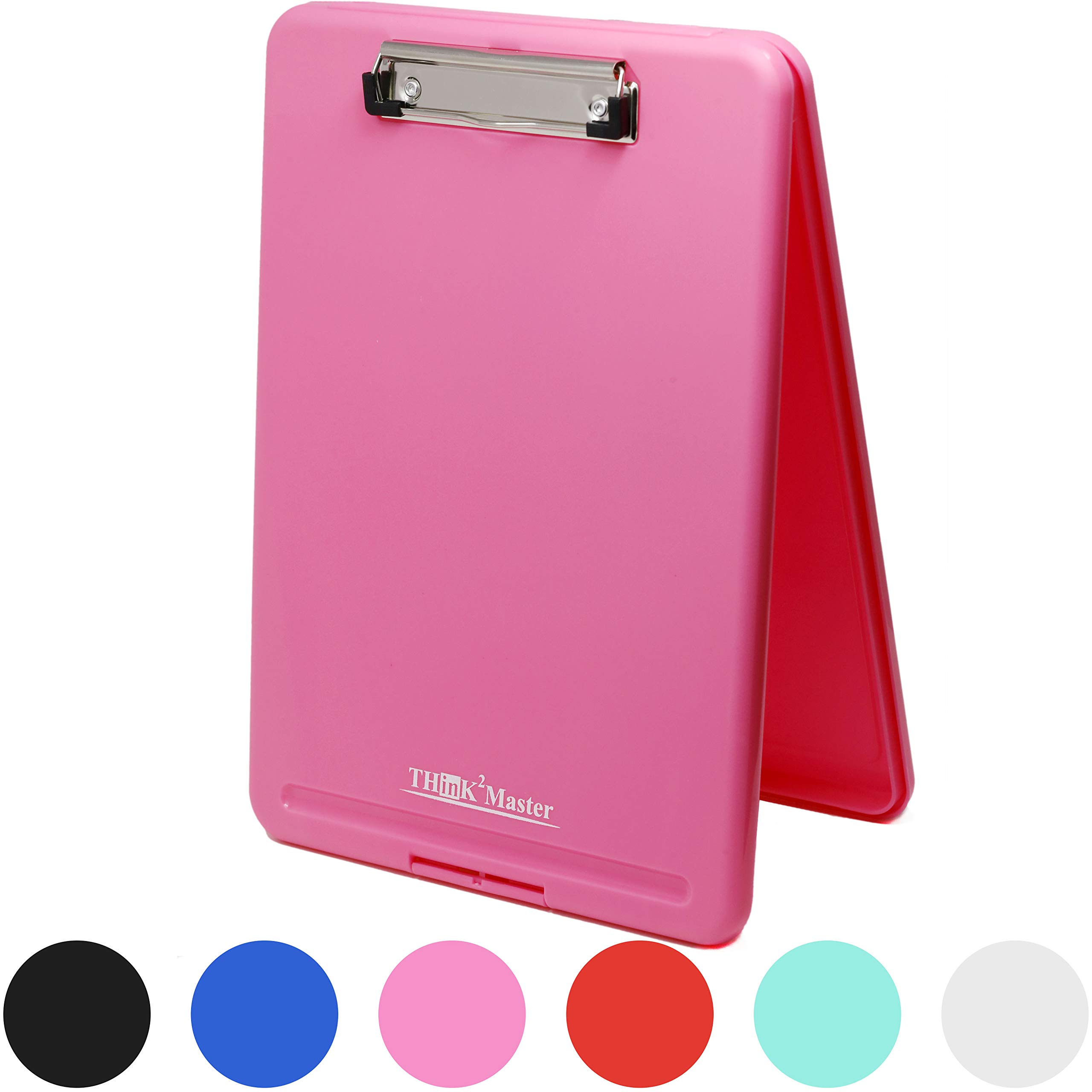 Buy Think2Master Pink Plastic Storage Clipboard. | 25% Heavier & 25% ...