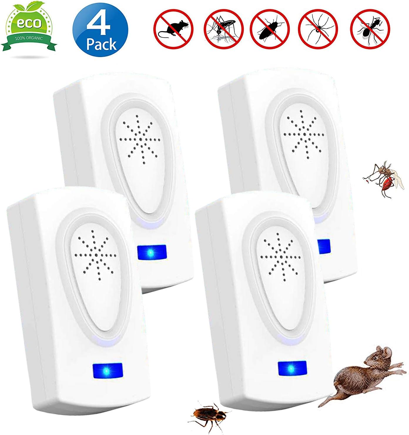 Répulsif Ultrason,Répulsif Moustique (2019 Version) Repulsif Ultrasons ...