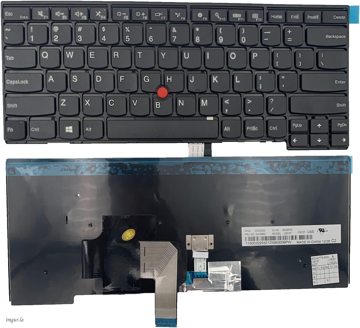 Laptop Replacement US Layout Keyboard for IBM Lenovo THINKPAD T440 T440P T440S T450 T450s T460 ...