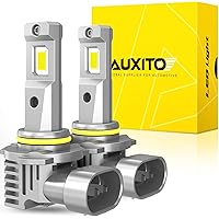 AUTOONE 2024 New 9005 LED Headlight Bulbs 6000K White, Super Bright 9005/HB3 High Beam ...
