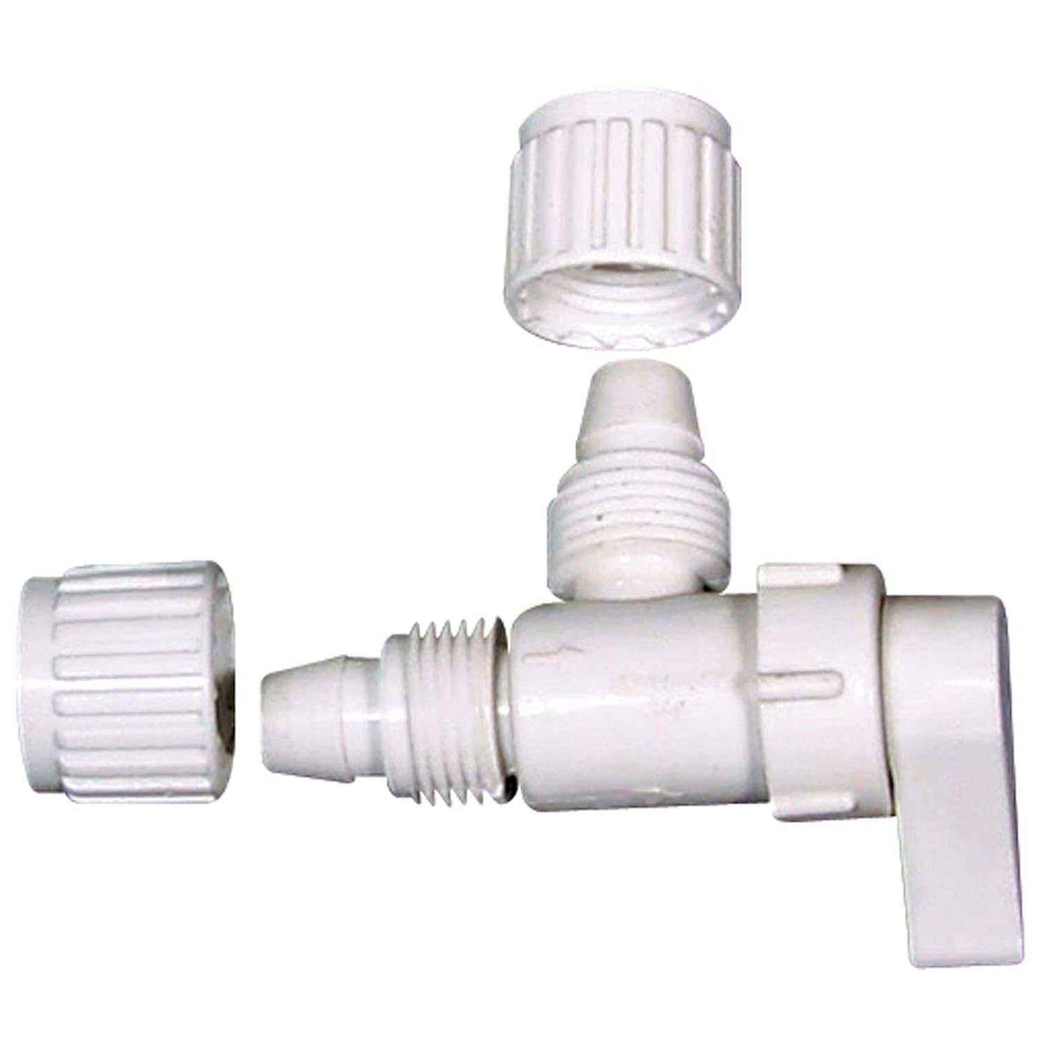Amazon.com: Flair-It 16882 Plastic Angle Drain Valve, 0.375" Size ...