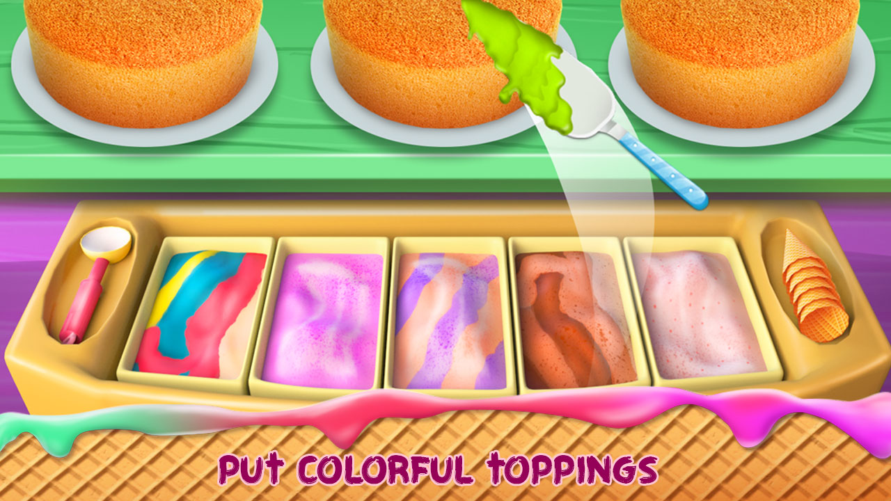 Unicorn Ice Cream Cake Shop - Bake Sweet Cake & Candy Maker Game:Amazon ...
