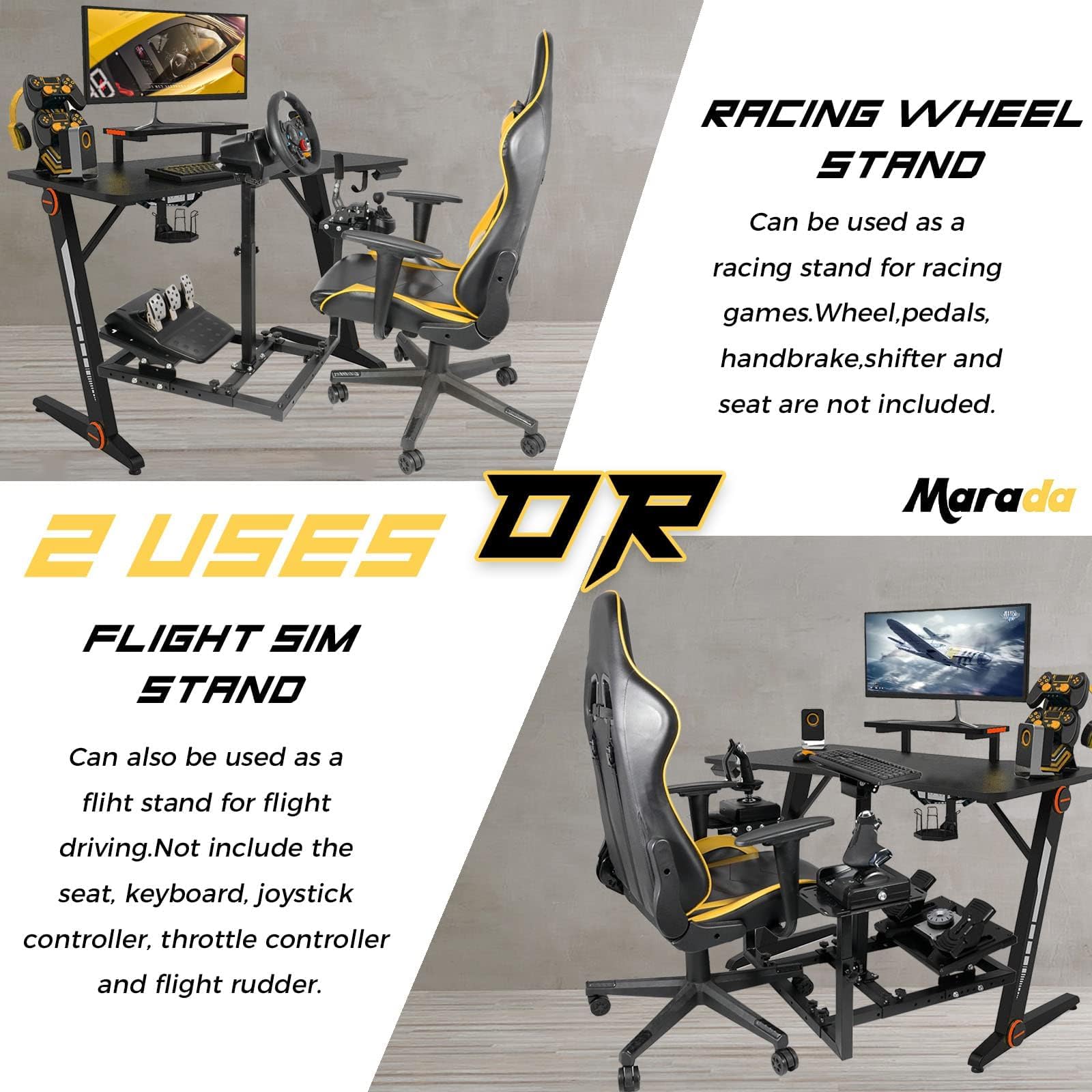 Mua Marada Flight Racing Sim Cockpit Dual Mounting Platform Compatible ...