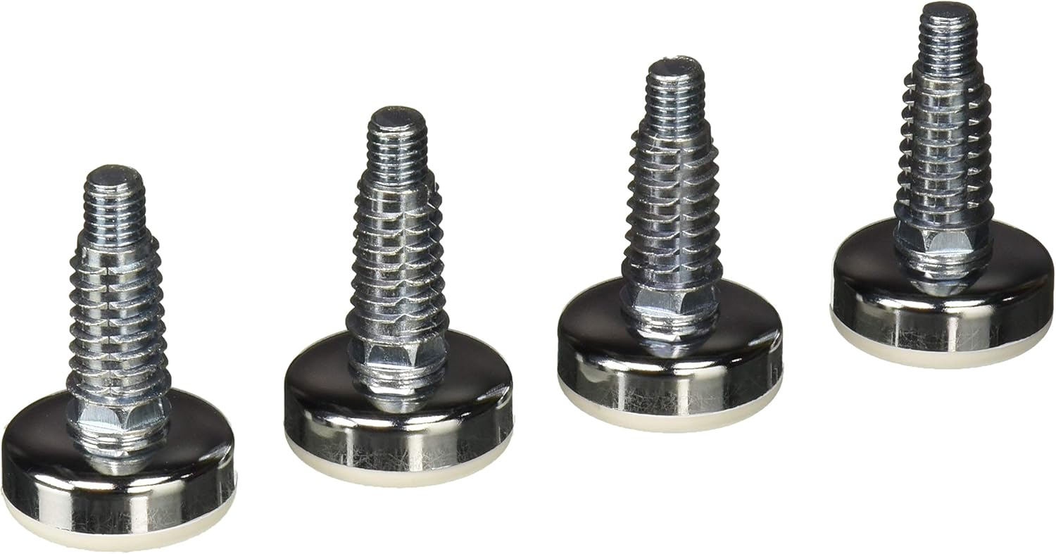 Amazon.com: POWERTEC 71189 3/8”-16 Furniture Levelers with Threaded ...