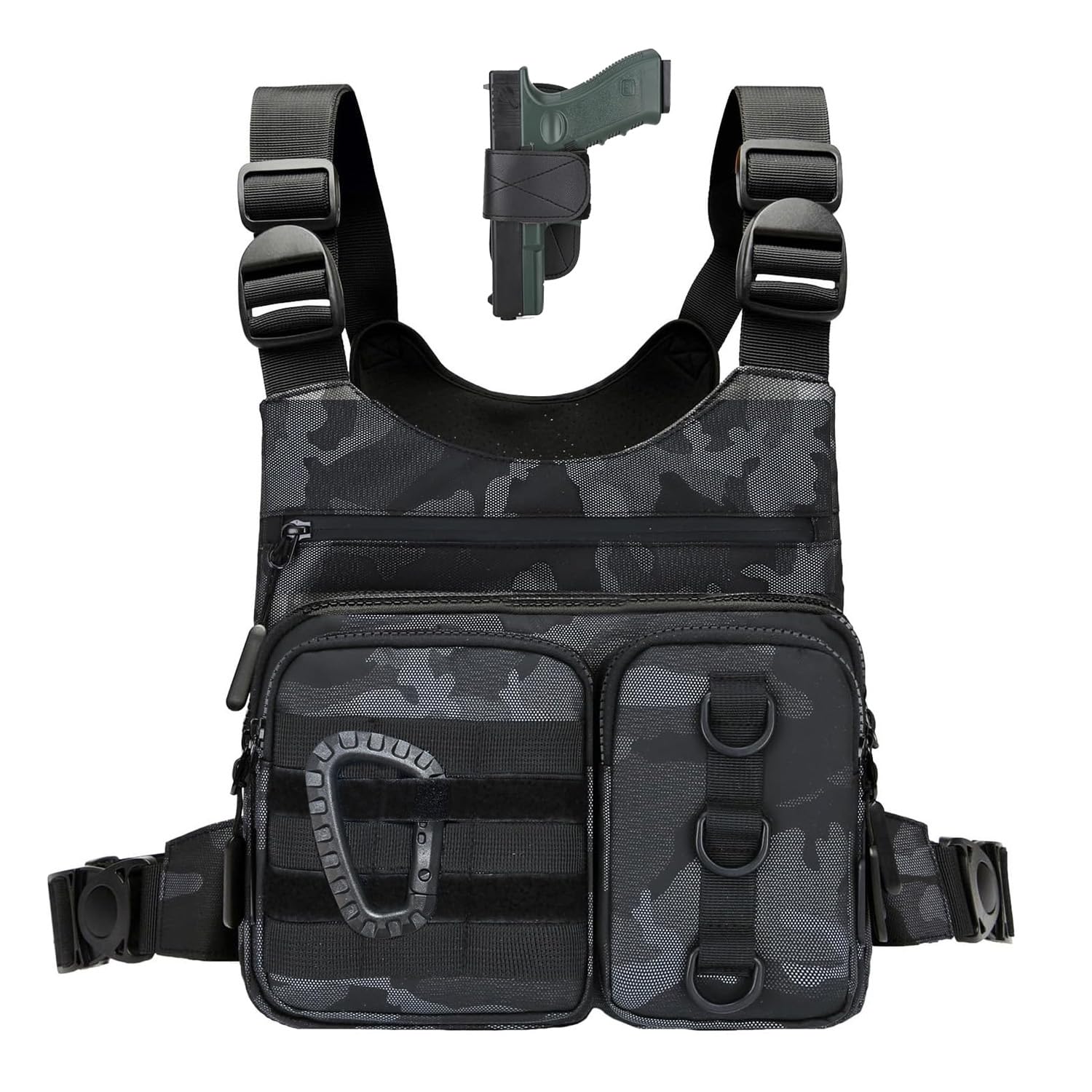 Criuage Outdoor Sports Chest Bag for Men Women, Large Capacity Running ...