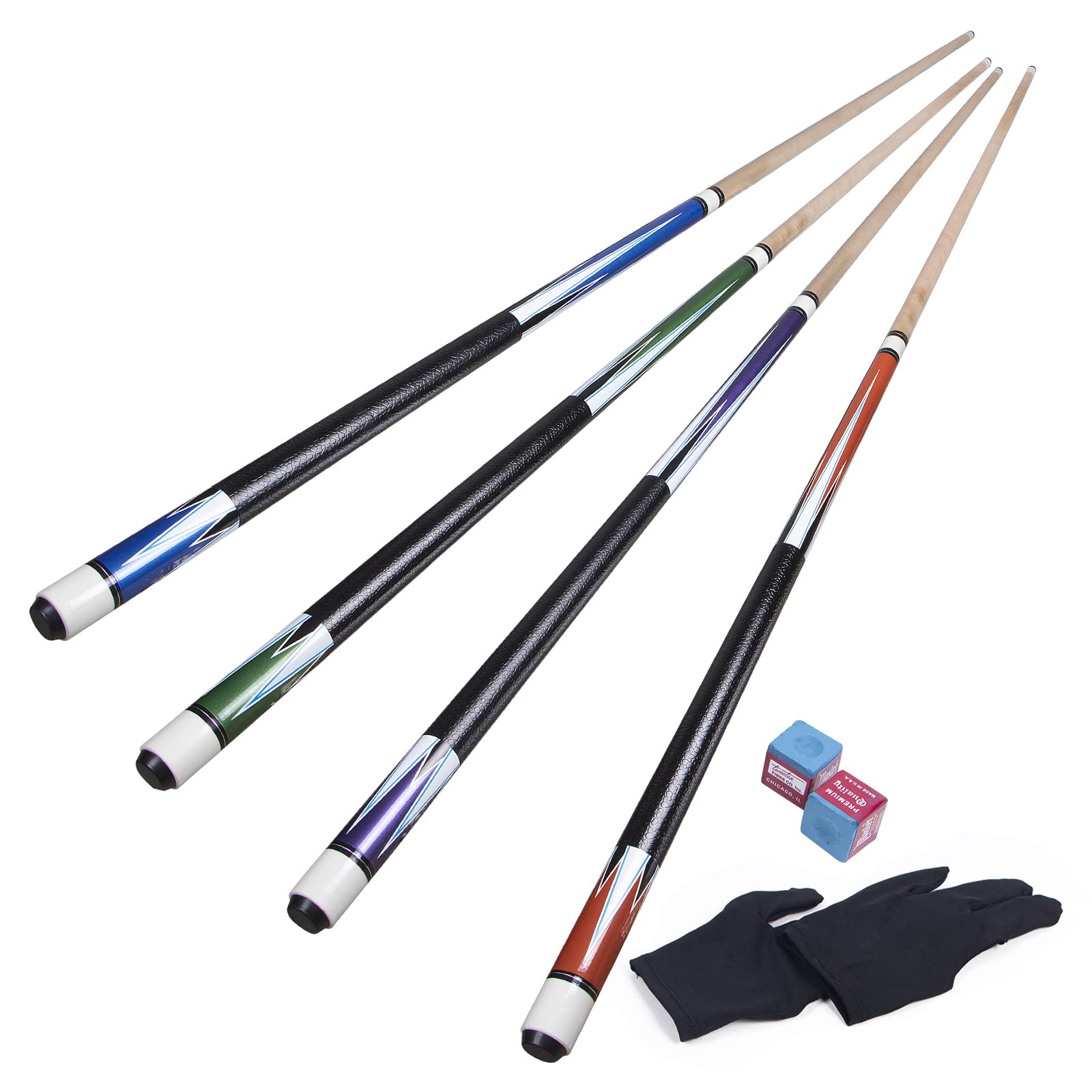 Mua Pool Cues,58" Pool Cue Sticks Set Canadian Maple Wood Billiard Cues ...
