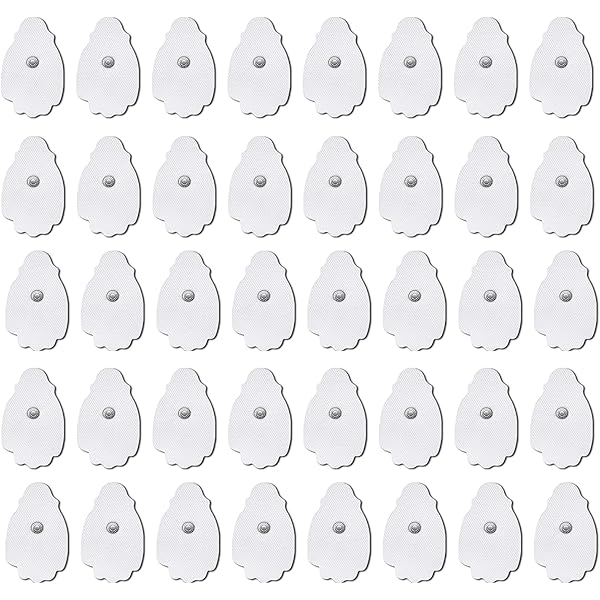 Self-adhesive Electrodes 20-Pack TENS Unit Electrode Pads - Reusable ...