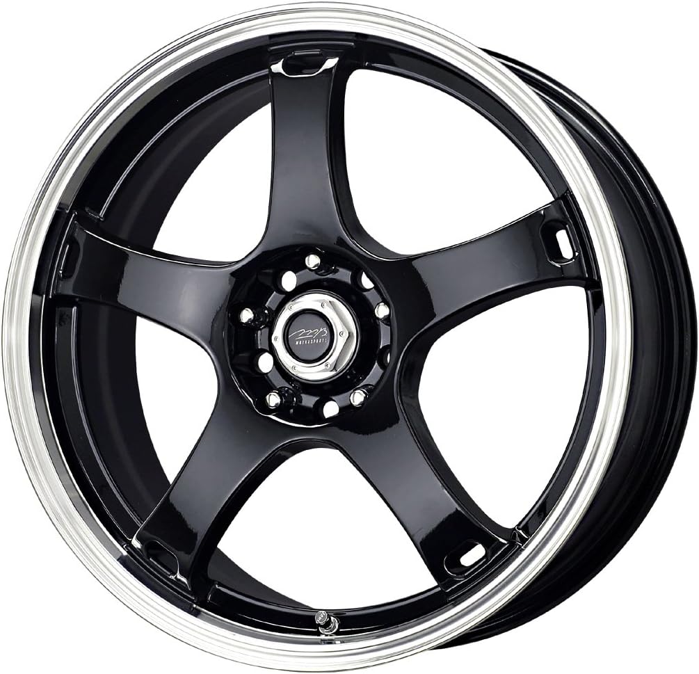Amazon.com: MB Wheels Drifter Gloss Black Machined Wheel (16x7"/5x115mm ...