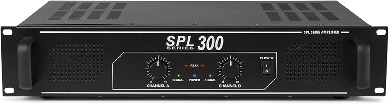 SPL-300 Power Amplifier RCA Aux Home Audio HiFi Stereo DJ Disco Party ...