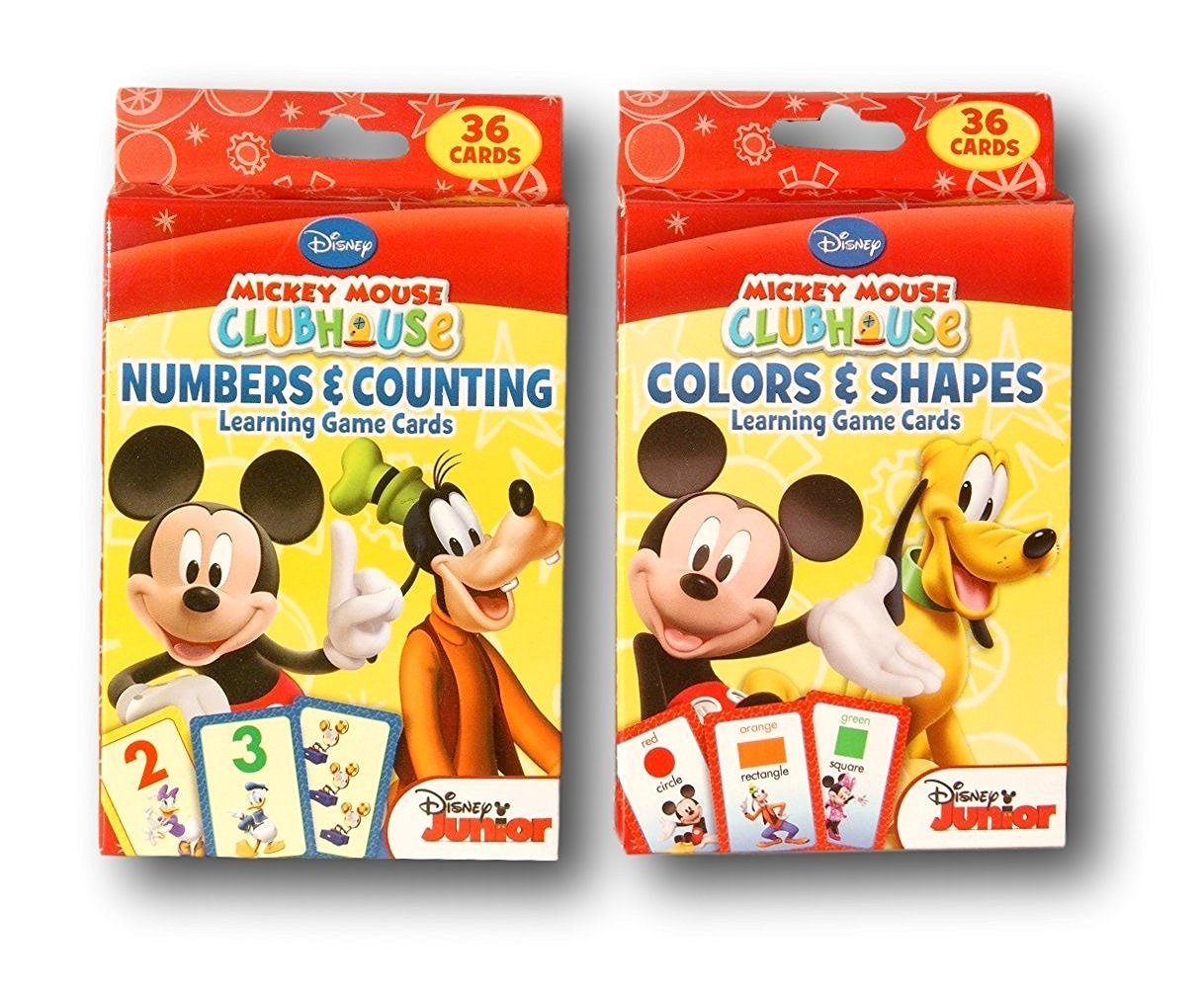Disney Mickey Mouse Clubhouse Flash Cards Set - Featuring number ...