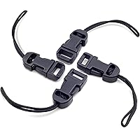 Amazon.com: Padwa Lifestyle 4 Pcs Black Quick Release Camera Strap QD ...
