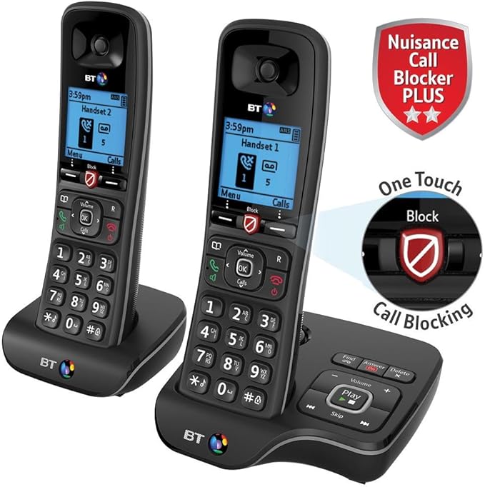 BT BT 6600 CORDLESS PHONE, TWIN: Amazon.co.uk: Electronics