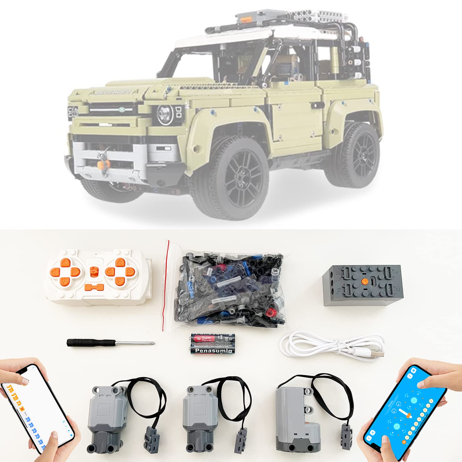 Mua MYMG for Lego Technic Land Rover Defender 42110 Motor and Remote ...