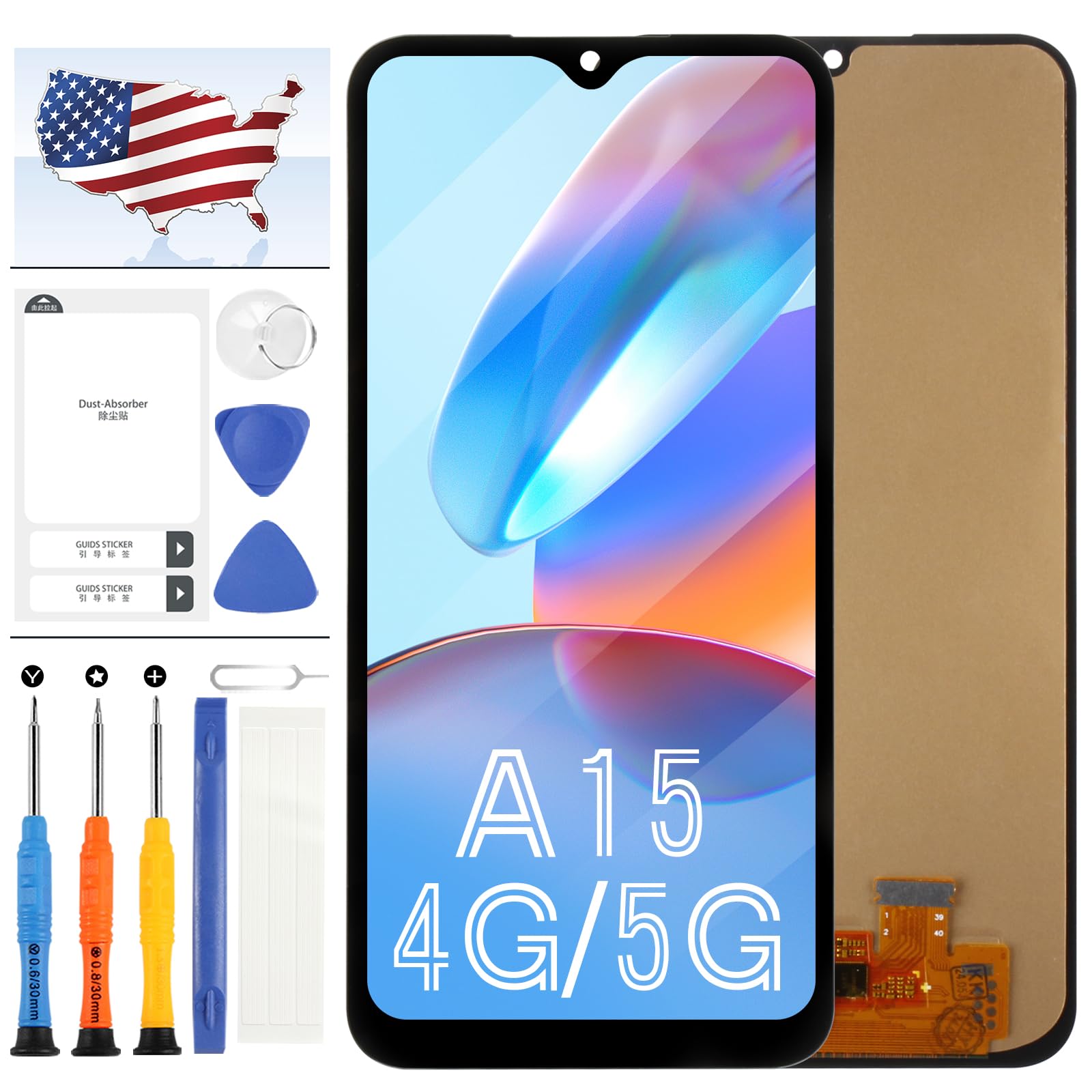 OLED for Samsung Galaxy A15 5G Screen Replacement LCD Full Assembly Kit ...