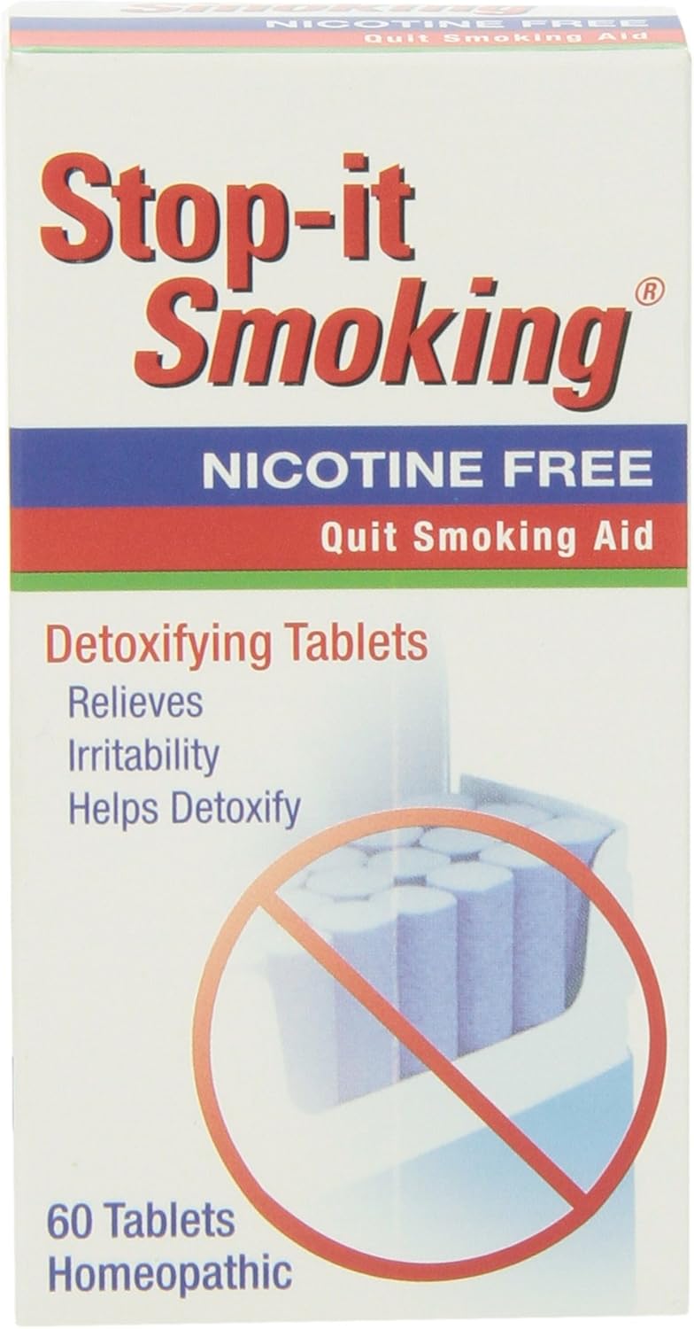 Amazon.com: Natrabio Stop-It Smoking Tablets, 60 Count: Health ...