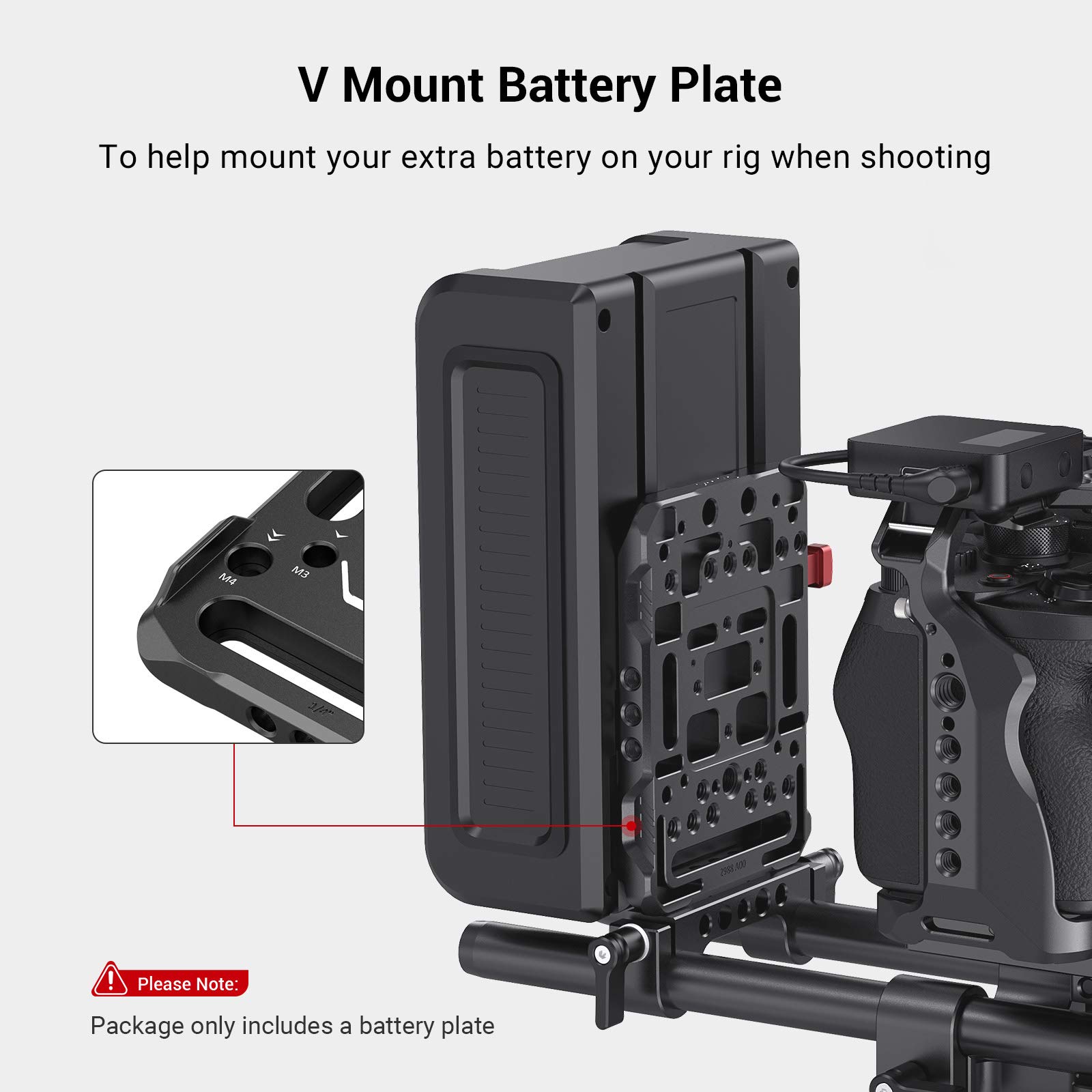 Mua SmallRig V Mount Battery Plate, V-Lock Mount Battery Plate Quick ...