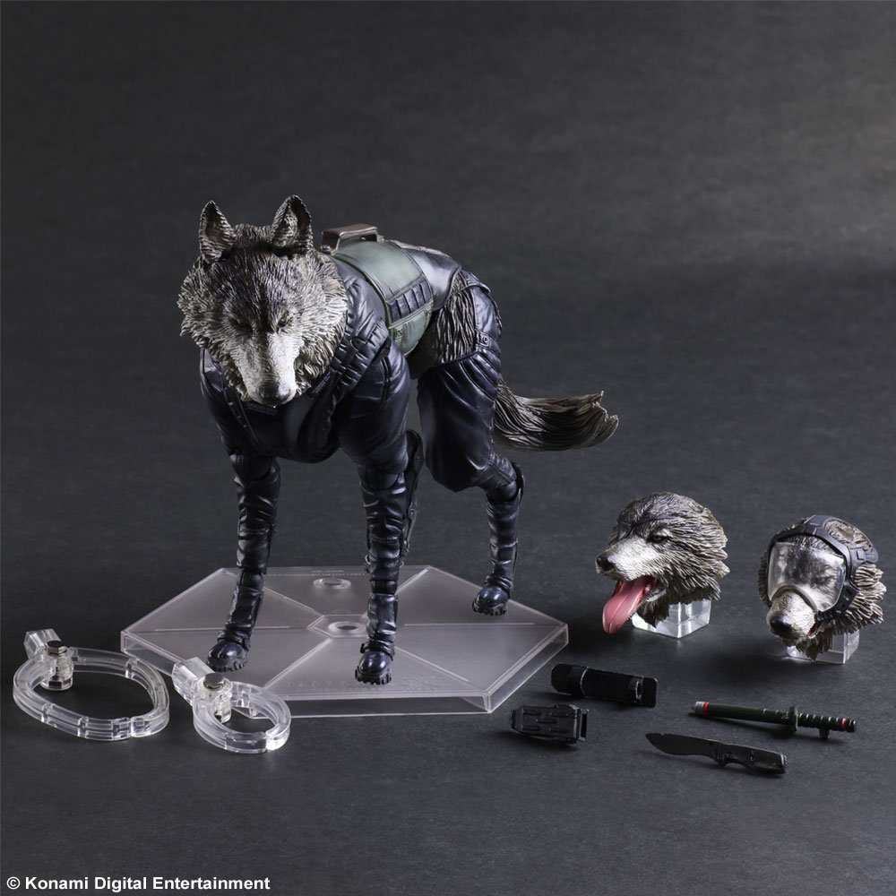 FIGURA D-DOG METAL GEAR SOLID V (MGS V) PLAY ARTS KAI