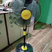 Buy V-Guard Finesta Remote 400mm Pedestal Fan (Yellow Black) Online at ...