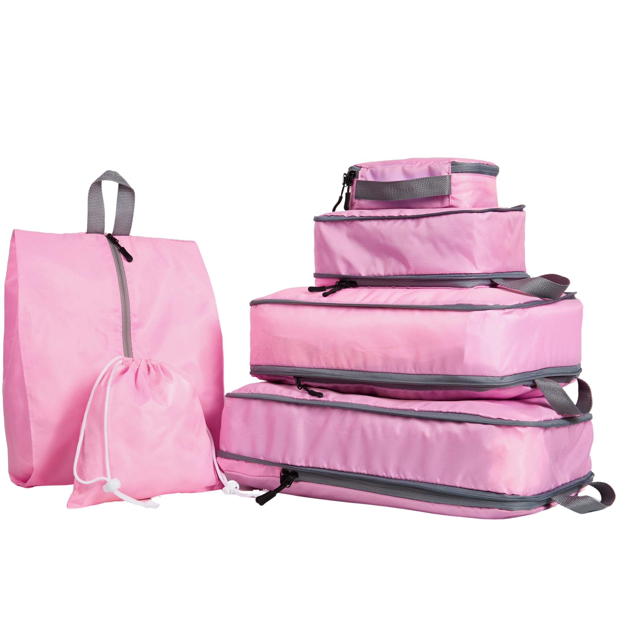 REGINAR Compression Packing Cubes Travel Set of 6, Travel Cubes for ...