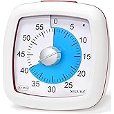 Amazon.com: Secura 60-Minute Visual Timer, Silent Study Timer for Kids ...