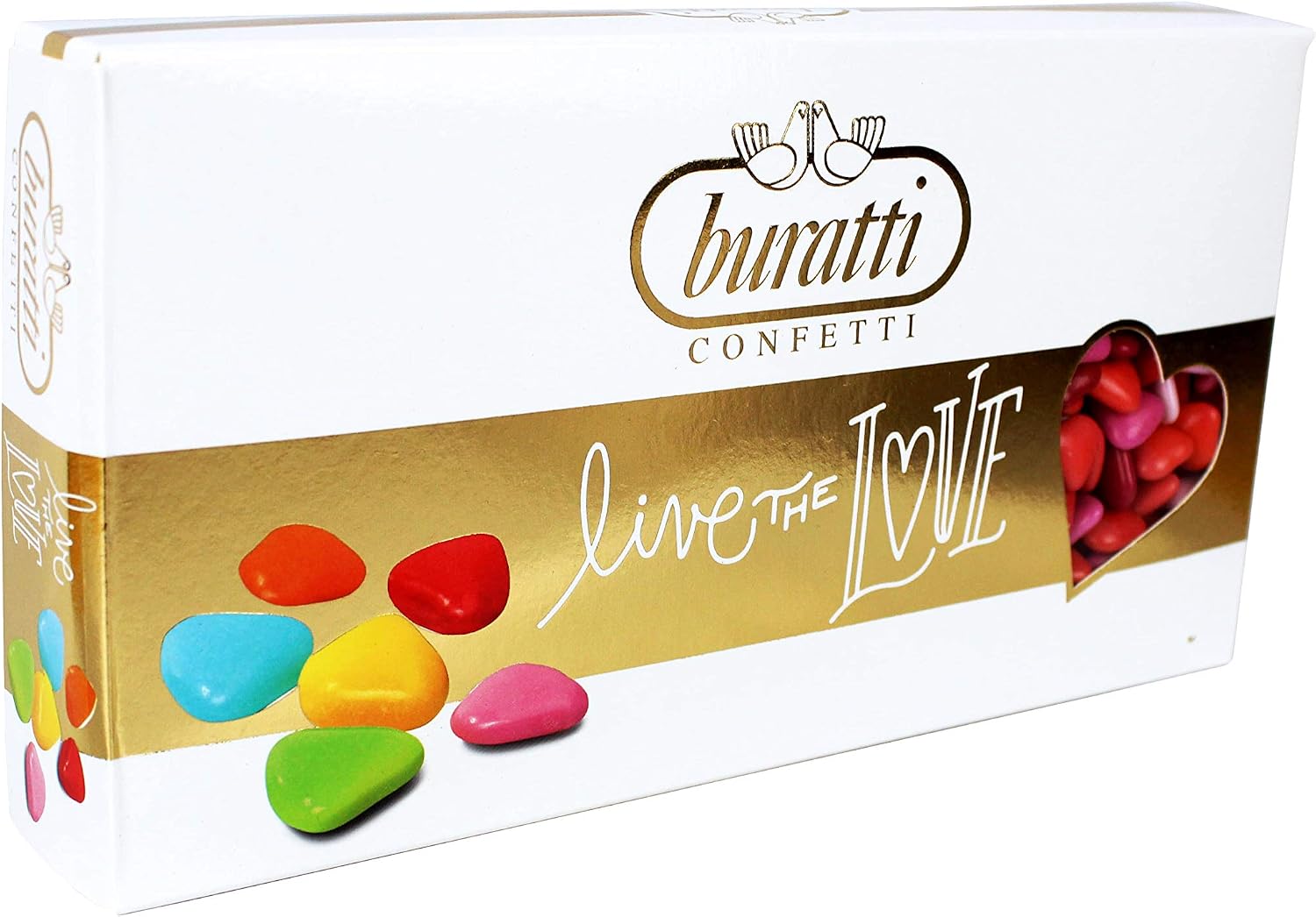 Buratti Confetti Dragées au Chocolat en Forme de Mini Cœur à l'ombre ...