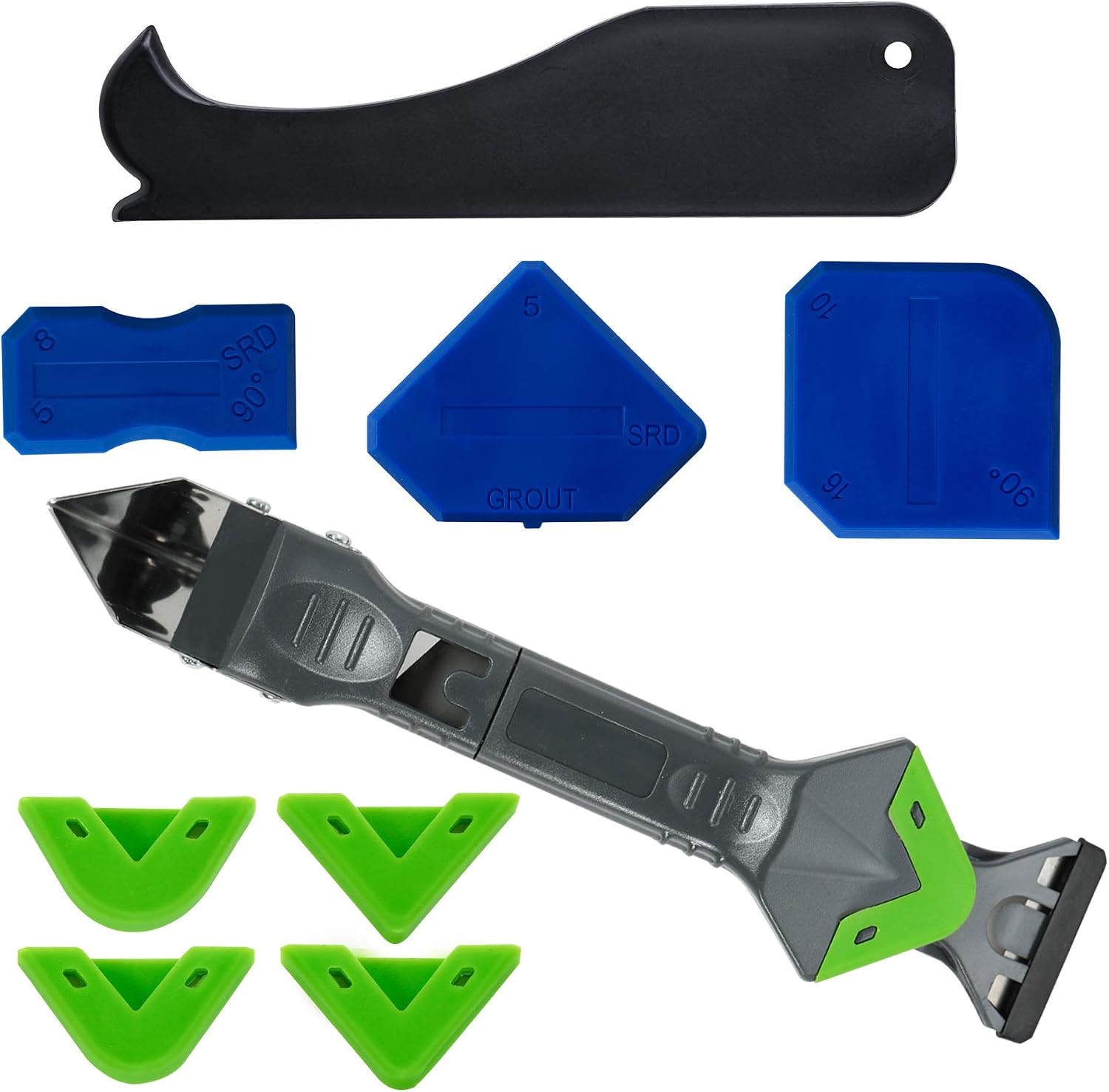 Caulking 20 Tool Kit Caulk Finishing -20 in 1 Silicone Caulking Tools ...
