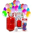 Amazon.com: Party Factory Helium Tank for up to 30 Balloons incl. Latex Balloons, Helium ...