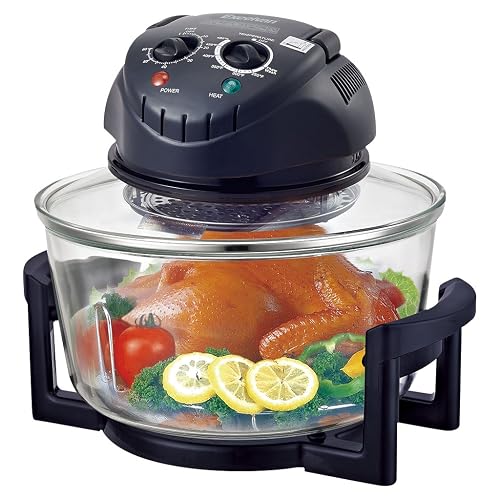 Excelvan 12 Quart 1200W Halogen Tabletop Countertop Convection Cooking ...