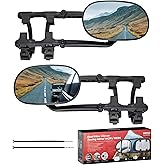 Amazon.com: MirroGuard Extended Towing Mirrors, Universal Clip-On Side ...