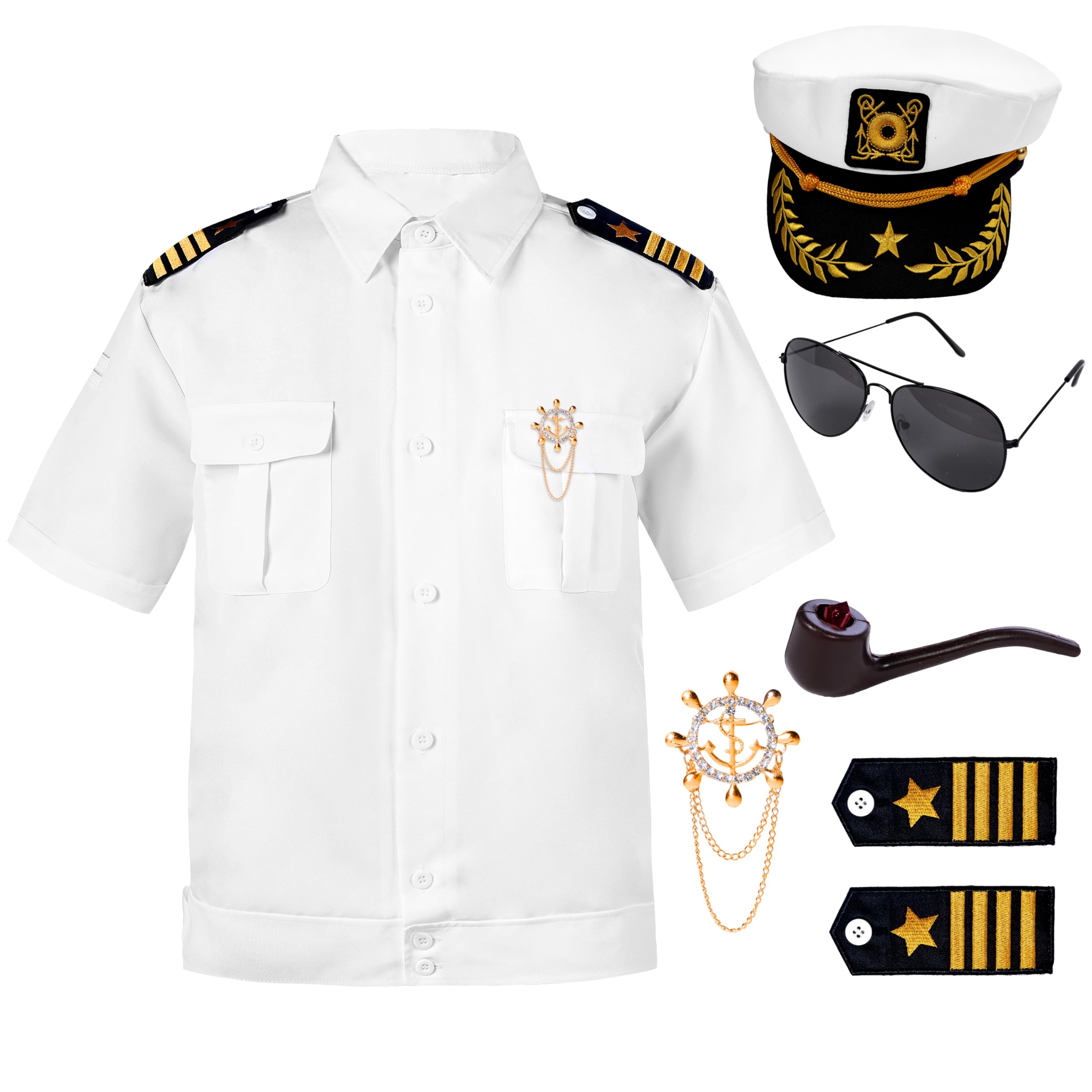 Spooktacular Creations Men Sailor Costume, Halloween Costume Adult ...