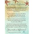 Amazon.com: Starfish Poem Story 35 Glossy Printed Cards for People Who ...