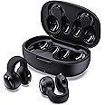 Amazon.com: Earclip Headphones Bone Conduction Bluetooth 5.3, Painless ...