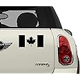 Canadian Flag Black, Misc Automotive Decal/Bumper Sticker : Amazon.ca ...