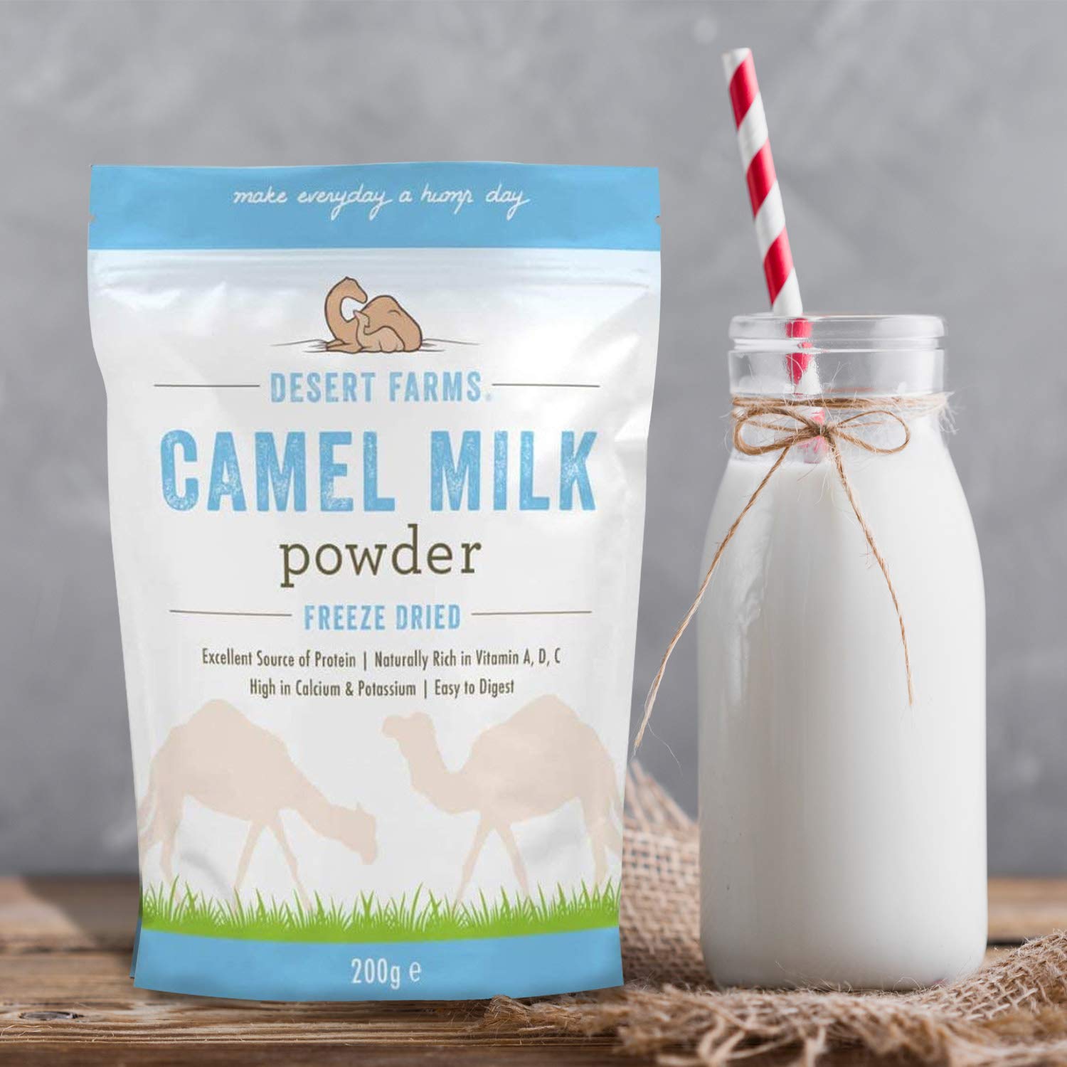 Desert Farms Organic Whole Camel Milk Powder - Certified Paleo and Keto ...