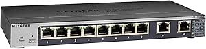 Amazon.com: NETGEAR 10-Port Gigabit/10G Ethernet Plus Switch (GS110EMX ...